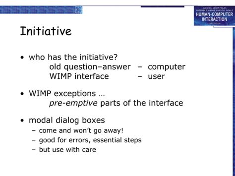 Hci 3e Ch 3 The Interaction Ppt