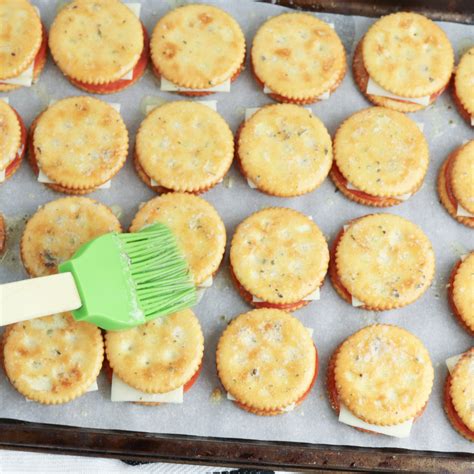 Air Fryer Ritz Cracker Sandwiches Fork To Spoon