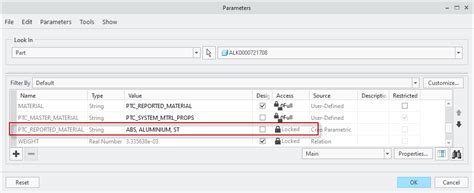 how to add a ptc reported material to a relation i ptc community