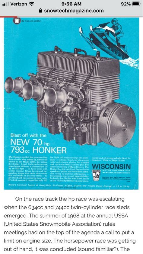 50 Snowmobile Engines Ideas Snowmobile Vintage Sled Engineering