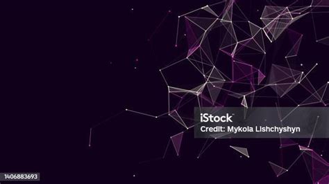 Struktur Koneksi Jaringan Teknologi Menghubungkan Data Besar Latar