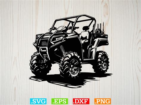 Atv Polaris Ranger Svg Offroad Riding Graphic By Resal4019 · Creative
