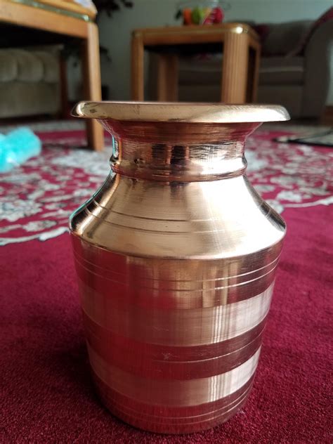 Buy SARVSIDDHI Copper Kalash Pooja Lota For Puja Ghar Amrit Storage