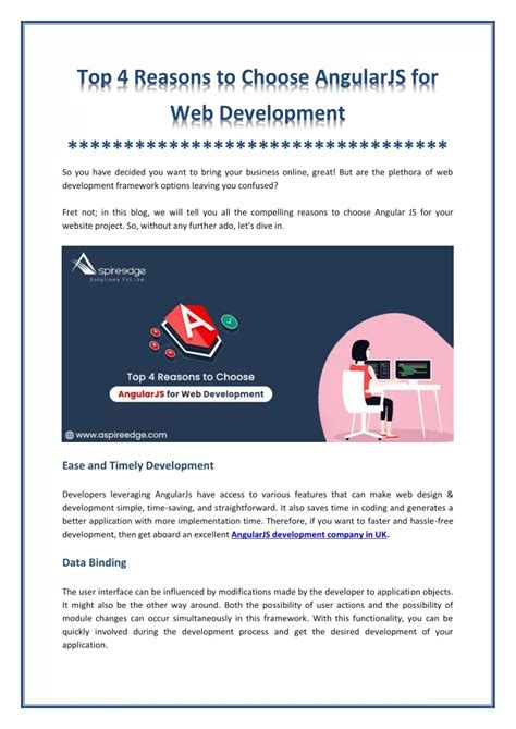 Ppt Why Choose Angularjs For Web Development Powerpoint Presentation