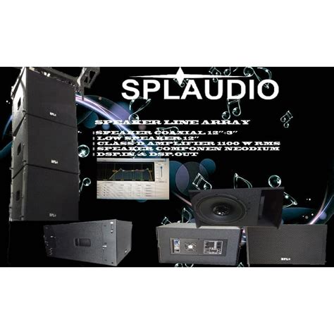 Jual Speaker Line Array Aktive 12in SPL AUDIO Shopee Indonesia