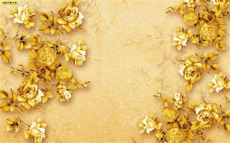 วอลเปเปอร์ติดผนังลายดอกไม้ 3 มิติ เพิ่มเสน่ห์ห้องสวย หรู อลังการ ชุดที่