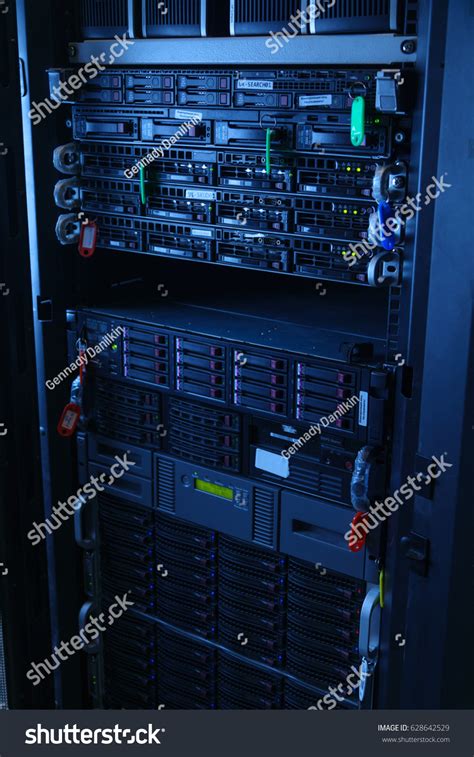 Server Rack Cluster Data Center Stock Photo Shutterstock
