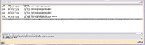Internal Error Messages When Trying To Open A Catia File Eng Tips