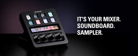 Elgato Stream Deck Xlr Audio Mixer And Controller Rear Xlr To Usb Mic Interface