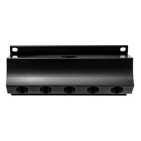 Aluminium Manifold 7 Port G1 2 Outlets Fluid Air Components
