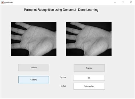 Palmprint Recognition Using Deep Learning