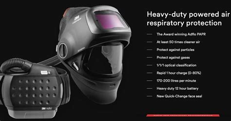 3m Speedglas G5 01 Respiratory Welding Helmet Heavy Duty Adflo Air