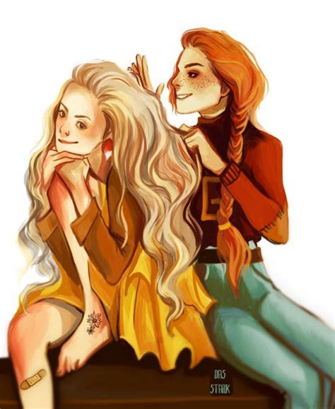 Luna And Ginny By Dasstark Harry Potter Artwork Harry Potter Fan Art Harry Potter Art