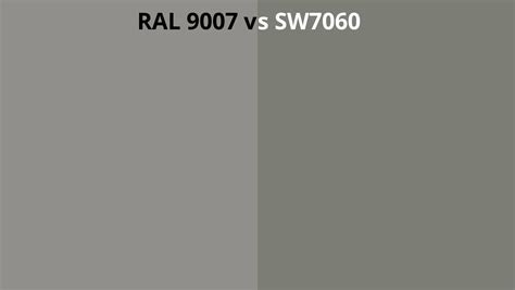 Ral 9007 Vs Sw7060 Ral Colour Chart Uk