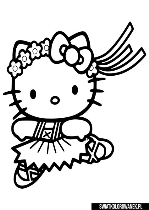 Kolorowanka Hello Kitty Do Druku Darmowe Kolorowanki Do Druku