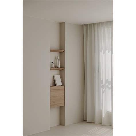 데이원디자인 ⠀ 투명한 유리벽돌을 중심으로 구성된 이 공간은 시선은 흐르되 영역은 분리되는 이상적인 개방감을 구현해냅니다 벽면 뒤 숨은 공간에는 자투리 면적을 활용한