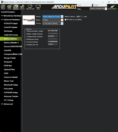 Sudden Crash With New Battery Log File Copter ArduPilot Discourse