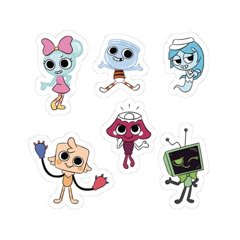 Dandys World Vee Connie Goob Poppy Finn Brightney Toon Sticker Pack Etsy