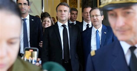 Macron Calls For ‘decisive Relaunch Of Peace Process During Israel