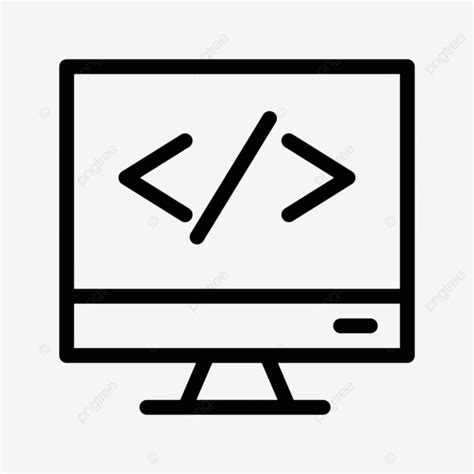 Development Code Screen Information Vector Code Screen Information