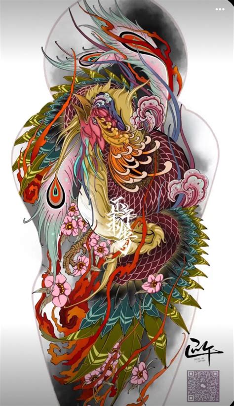 Pin by Văn Linh Nguyễn on Hình xăm phượng hoàng Japanese phoenix