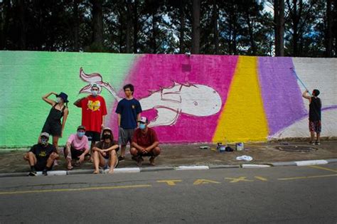 Artistas Visuais De Cotia Criam O Maior Mural De Grafite Da Cidade