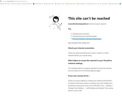 This Site Cant Be Reached Error When Clicking On Username On People