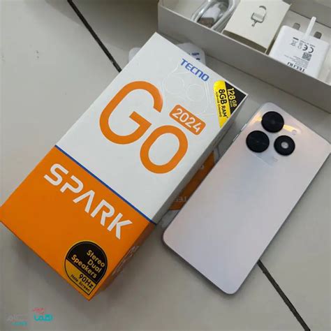 گوشی موبایل تکنو مدل Tecno Spark G0 2024 Bg6 ظرفیت 64 گیگابایت با رم 4 گیگابایت دو سیم کارت پک