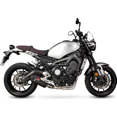 Scorpion Serket Parallel Carbon Oval Exhaust Yamaha XSR 900 Full