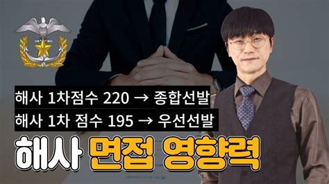 24학년도 해군사관학교 면접으로 수시 우선선발 합격 사례 Youtube