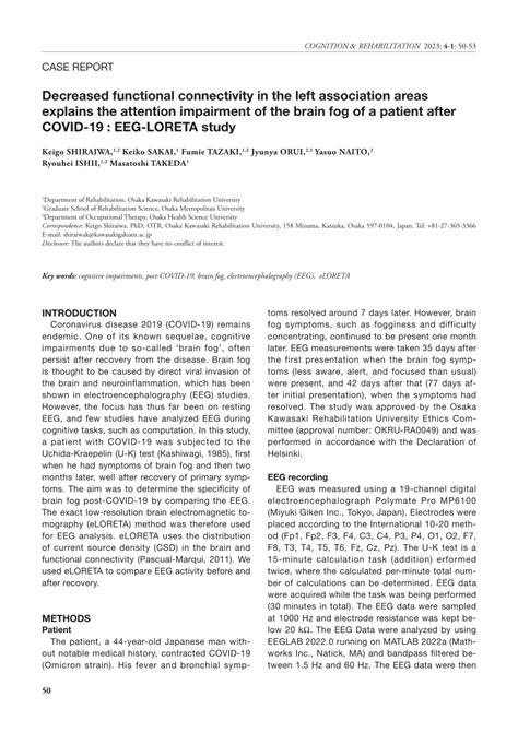 Pdf Decreased Functional Connectivity In The Left Association Areas Explains The Attention
