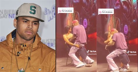 Girlfriend Gets Dumped After Getting Lap Dance From Chris Brown Onstage