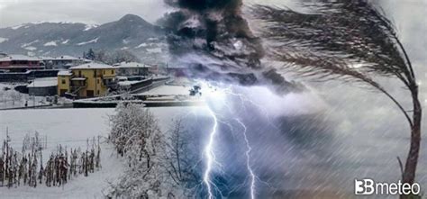 Avviso Meteo Imminente Irruzione Artica Con Venti Forti Pioggia E