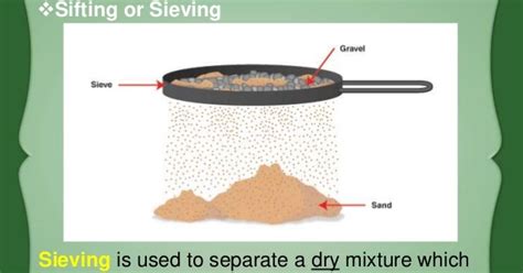 Cbm Ceip Pintor Pedro Cano Separating Materials In A Mixture Sieving