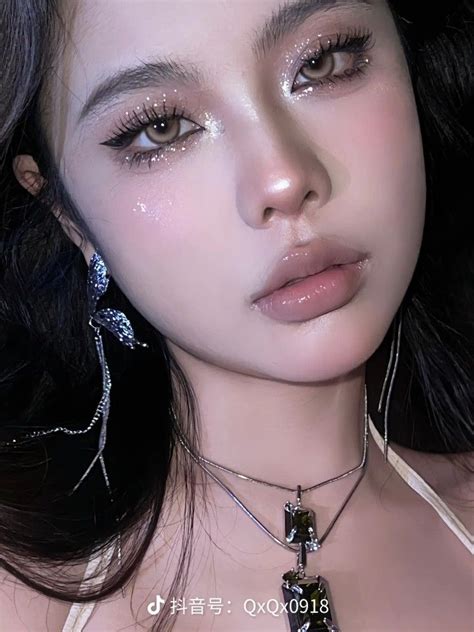 Douyin Makeup In 2022 Ethereal Makeup Rhinestone Makeup Ulzzang Makeup