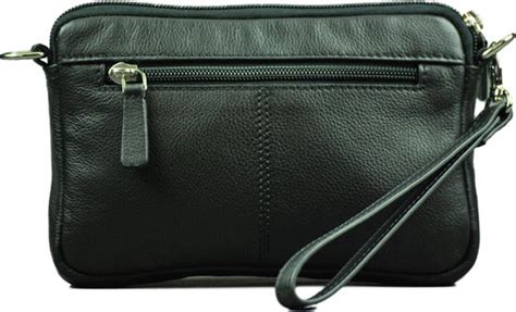 Buono Leather Clutch London - Zwart | bol.com