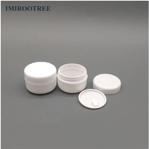 Gm White Plastic Pp Cosmetic Cream Jars Pots Containers At Unit Cosmetic Containers In