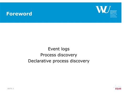 Ensuring Model Consistency In Declarative Process Discovery Ppt