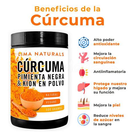 Cúrcuma Pimienta Negra Y Jengibre En Polvo X 500g