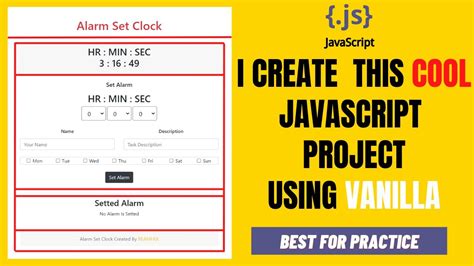 I Create This Cool Javascript Project Vanila Javascript Youtube