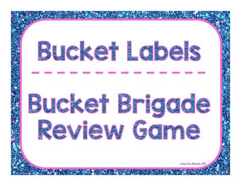 Bucket Brigade Labels Gifted Guru