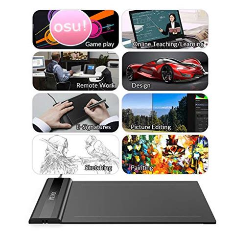 VEIKK S640 6 X 4 Inch Ultra Thin OSU Tablet Drawing Tablet With Battery