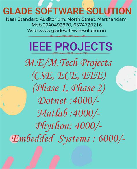 IEEE Projects Dotnet Matlab Phython At Month In Kanyakumari ID