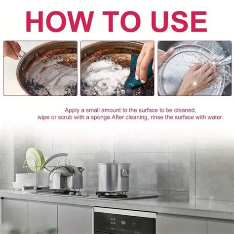 100g Multi Purpose Cleaning Paste For Kitchen Stoves Cooker Hoods Pot