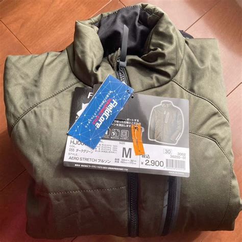 【未使用】workman ワークマン新品・未使用★fieldcore ストレッチ Aero Stretchブルゾン ポケッタブルの落札情報