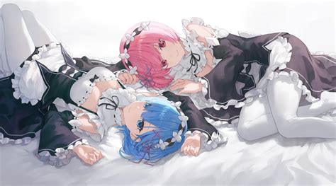 Rem And Ram Re Zero Kara Hajimeru Isekai Seikatsu Drawn By Kiek Qaq