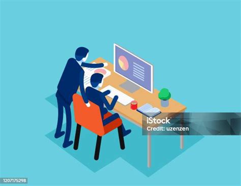 Kerja Tim Isometrik Dengan Kolaborasi Konsep Tim Bisnis Desain Gaya