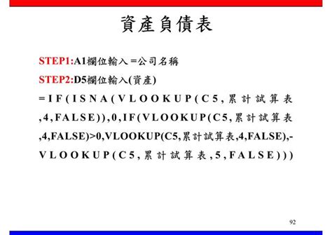 如何用excel編製財務報表系列13 建立資產負債表 財務報表編製學習｜104學習精靈