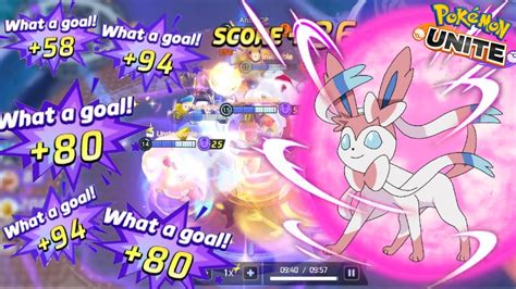 Pokemon Unite Sylveon Gameplay Youtube
