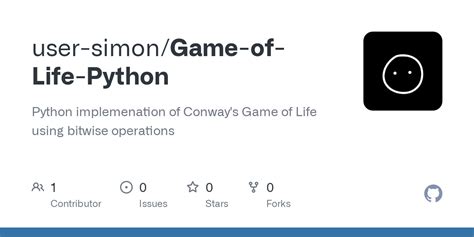 github user simon game of life python python implemenation of conway